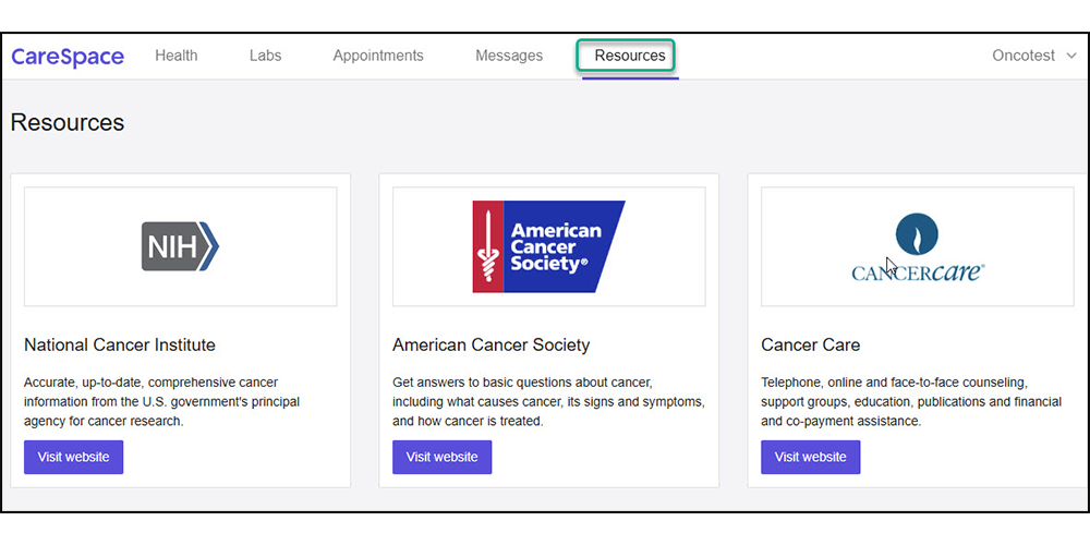 How to Register for CareSpace - Highlands Oncology